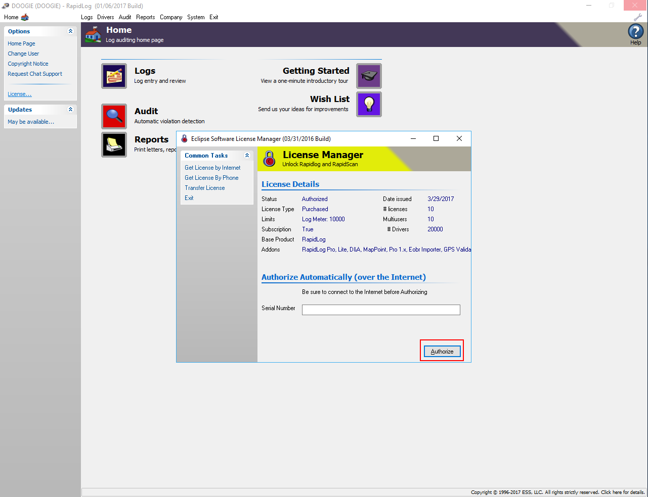 Log Meter is Low – RapidLog